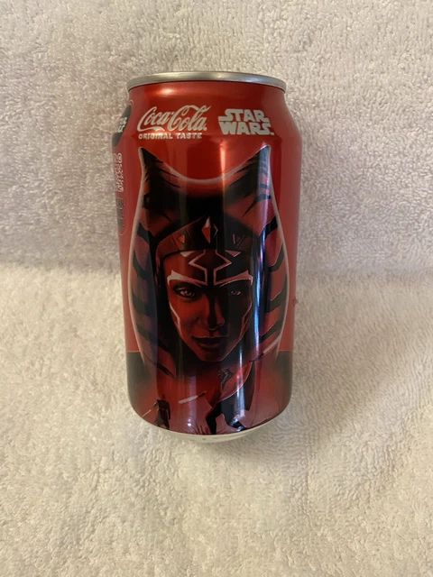 2025 STAR WARS Ahsoka Tano Coca Cola Can Limited Edition Disney Jedi ...