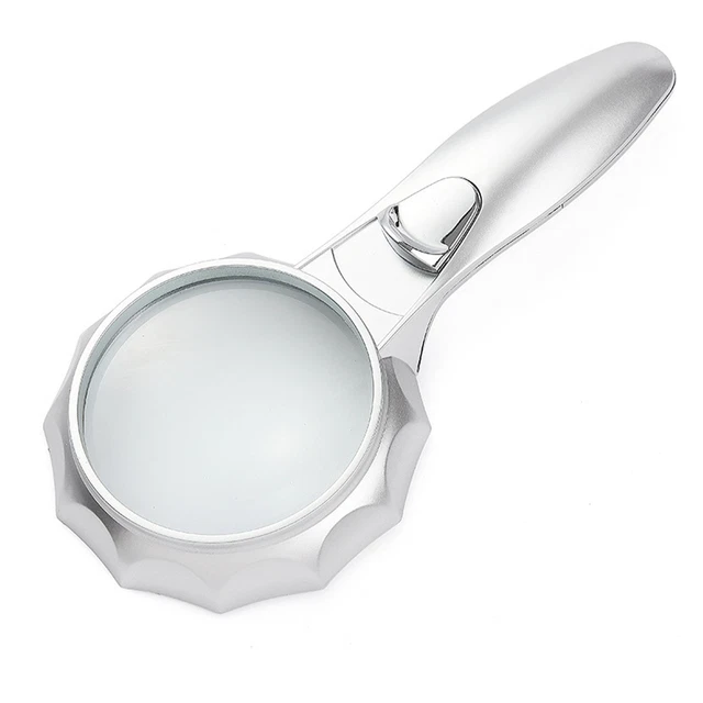 MINI 6 TIMES LED Universal HD Magnifier Reading Jewelry Loupe ...