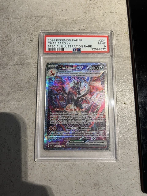 CARTE POKÉMON DRACAUFEU Ex Alt 234/091 Destinée De Paldea PSA 9 EUR 220 ...