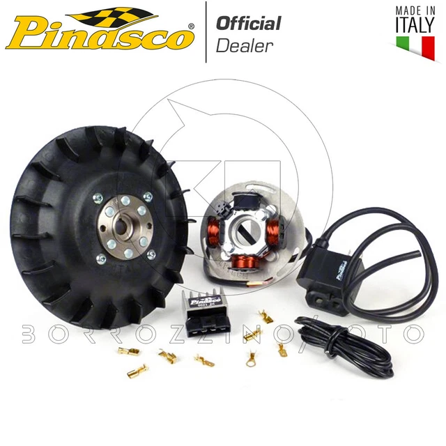 PINASCO KIT ACCENSIONE Elettronica 12V Volano 1,6 Kg Flytech Vespa Px ...