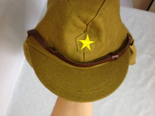 MILITARY REPRO WWII Ww2 Japanese Army Ija Officer Field Wool Cap Hat ...