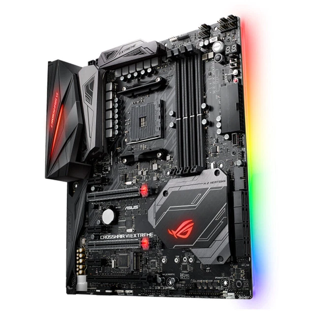 ASUS ROG CROSSHAIR VI EXTREME AMD X370 AM4 Ryzen DDR4 DIMM Motherboard ...