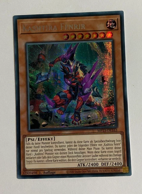 YU-GI-OH! KASHTIRA FENRIR MP23-DE163 Secret Rare Near Mint 1. Auflage deutsch EUR 16,99 ...