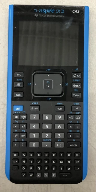 TEXAS INSTRUMENTS TI Nspire CX II CAS Color Graphing Calculator - READ ...
