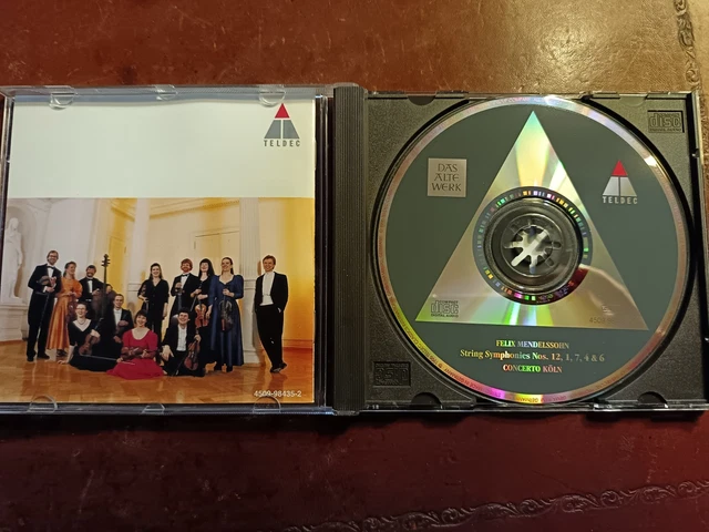 CD. FÉLIX MENDELSSOHN. String symphines 1,4,6,7 et 12 pour cordes. Köln ...