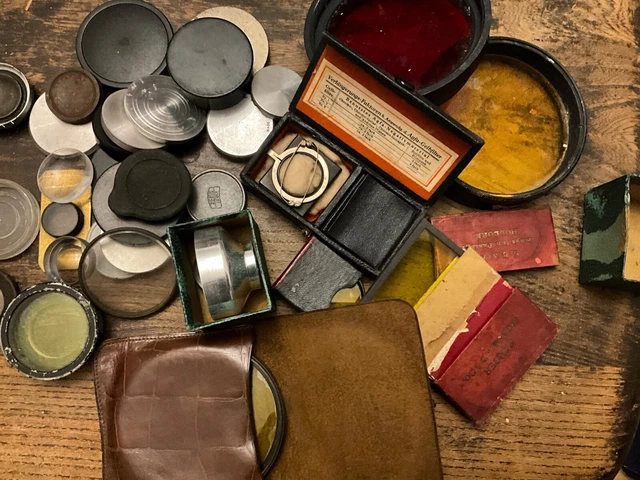 OLD CAMERA FILTERS and lens and lens caps £52.70 - PicClick UK