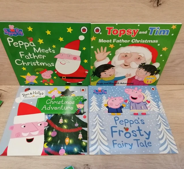TOPSY & TIM ben and holly peppa pig christmas eve box books bundle set ...