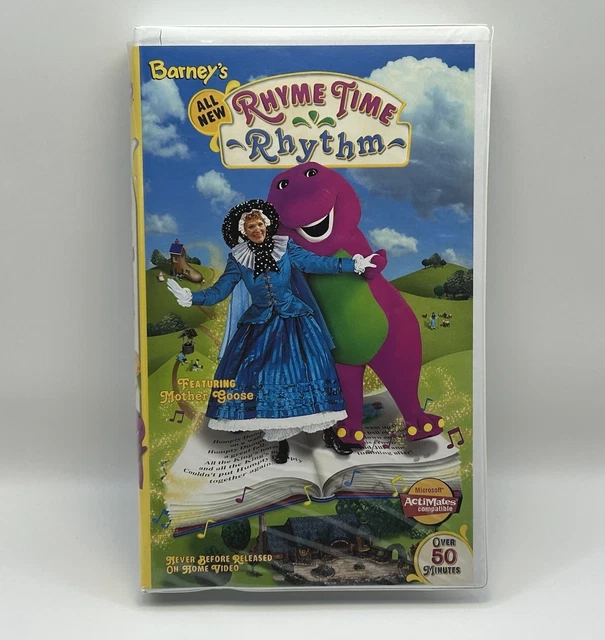 BARNEY'S RHYME TIME Rhythm VHS Canada Video Tape Mother Goose Rare ...