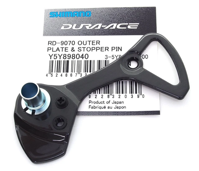 GENUINE SHIMANO DURA Ace Di2 RD-9070 Outer Plate & Plate Stopper Pin ...