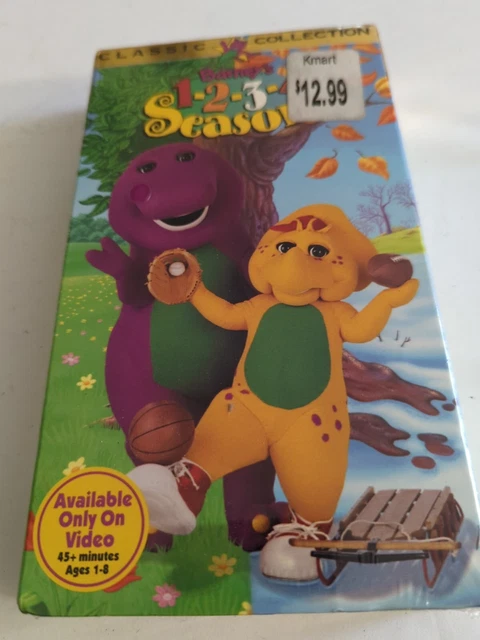 BARNEY - CLASSIC Collection- Barney’s 1-2-3-4 Seasons VHS 1996 EUR 29 ...