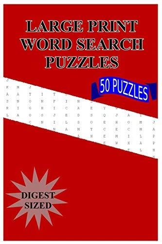 LARGE PRINT WORD Search Puzzles: 50 Puzzles (Digest Size).by Press New