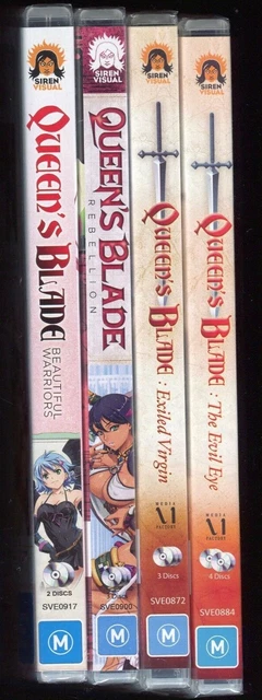 QUEENS BLADE EXILED Virgin / Evil Eye / Beautiful Warriors / Rebellion ...