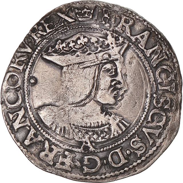 MONNAIE, FRANCE, FRANÇOIS Ier, Teston, 1515-1547, Paris, TB+, Argent ...