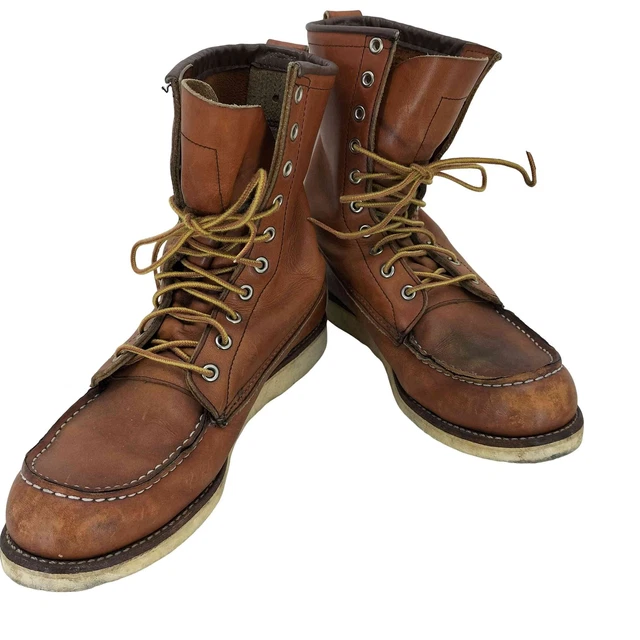 USED RED WING 90S Usa Made Tag 877 Classic Work 8Inch Moc-Toe Men'S Jpn ...