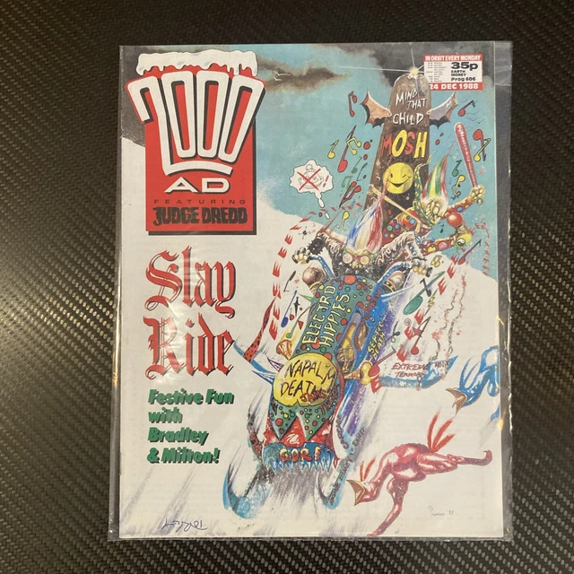 2000AD FEAT JUDGE Dredd Prog 606 14th December 1988 £1.92 - PicClick UK