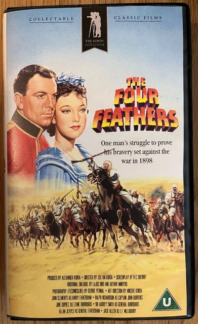 THE FOUR FEATHERS VHS John Clements, Ralph Richardson. VG Cond. Rare ...