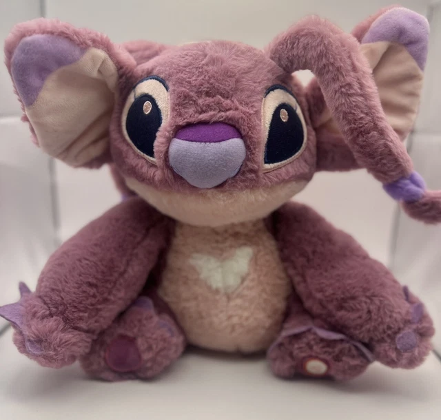 DISNEY AT PRIMARK Lilo & Stitch Angel Soft Toy Plush Light Up Cheeks 11 ...