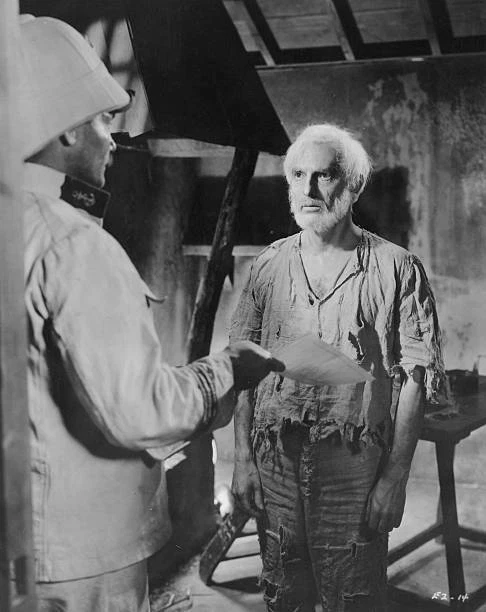 AUSTRIAN ACTOR JOSEPH Schildkraut in scene from a play 1937 OLD PHOTO ...