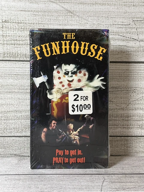 THE FUNHOUSE (VHS, 1998) Vintage GoodTimes Home Video Horror Film ...