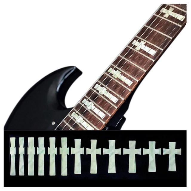 JOCKOMO IOMMI IOMMI Cross Guitar Inlay Sticker EUR 18,24 - PicClick DE