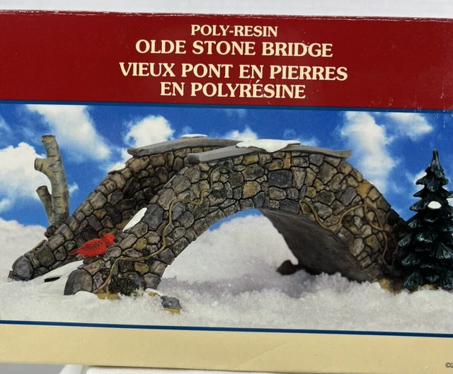 OLDE STONE BRIDGE Lemax Village Collection Landscape 2000 New in Box ...