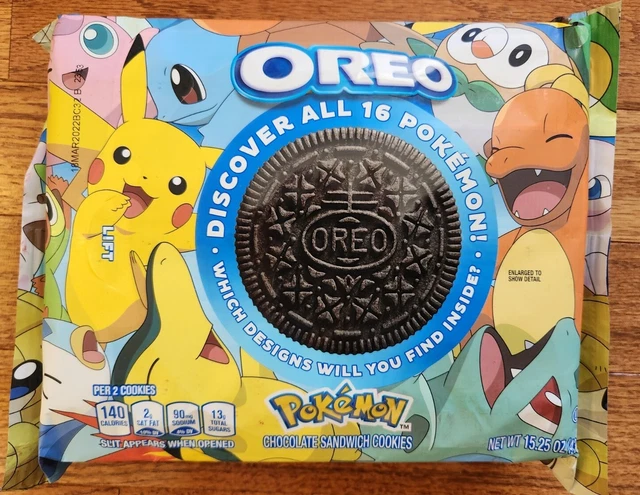 OREO POKEMON LIMITED Edition Chocolate Sandwich Cookies Sealed New £10. ...