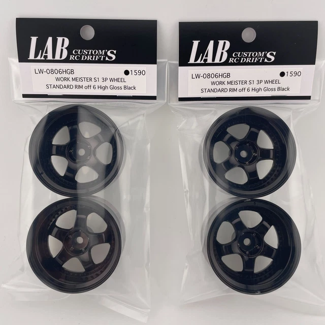 LAB LW-0806HGB X2 WORK MEISTER S1 3P WHEEL STANDARD RIM off6 High Gloss ...