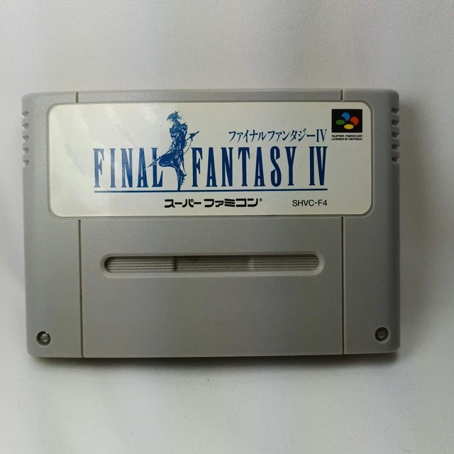 NINTENDO SUPER FAMICOM SFC Final Fantasy IV 4 FFIV FF4 Japan Import ...