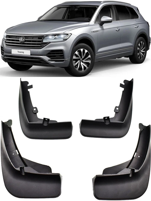 GENUINE OE FRONT & Rear Molded Splash Guards Mud Flaps For VW 2019-2024 Touareg £41.99 - PicClick UK