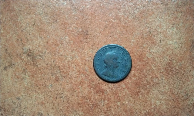 MONNAIE ANGLAISE De 1719 Half Penny Georges 1 Non Nettoyer Voir Foto ...