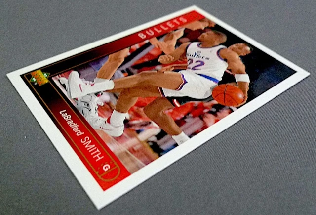 CARTE DE BASKETBALL NBA Washington Bullets LaBradford Smith '93-'94 ...