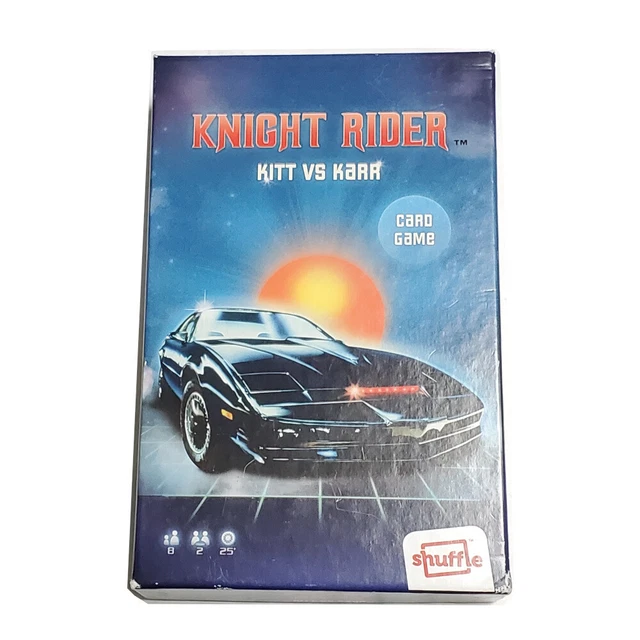 RARE KNIGHT RIDER Card Game KITT vs KARR Duel - Iconic Shuffle Games ...
