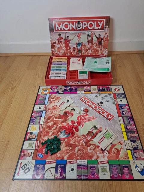 LFC RETRO LIMITED Edition Monopoly Liverpool Football Club Hasbro Games ...