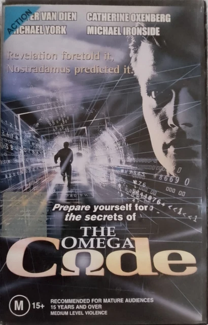 THE OMEGA CODE VHS Casper Van Dien Michael York PAL Video Ex Rental Big ...