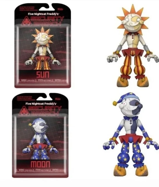 FIVE NIGHTS AT Freddys Sun and moon action figure Funko Fnaf £49.99 ...
