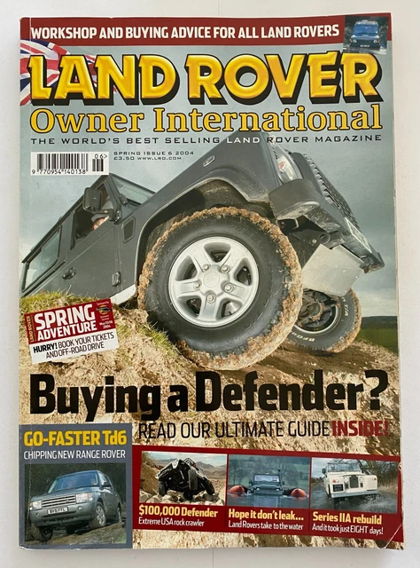 SPRING 04 DEFENDER Land Rover Series IIA Range Rover L322 TDV6 1992 ...