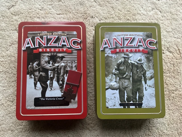 2 X LIMITED Edition Anzac Biscuit Tins $15.00 - PicClick AU