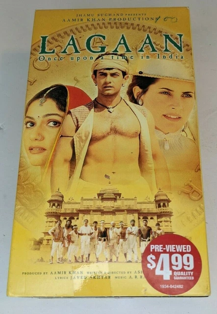 LAGAAN ONCE UPON A Time In India VHS Double Pack RARE Free Ship! £18.25 ...