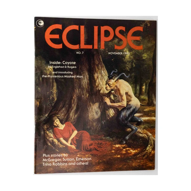 ECLIPSE COM MAGAZINE #7 "Coyote Mysterious Masked Man Fate of Charity ...