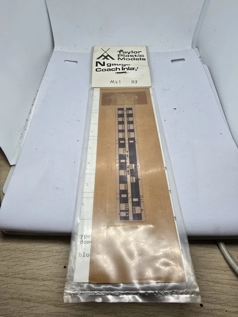 N GAUGE TAYLORS Plastic Models Mk 1 Rb Coach Pre Coloured Side Overlays ...