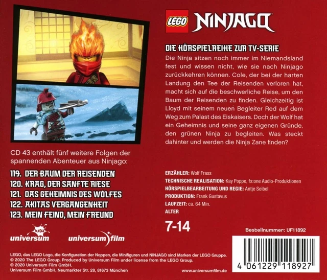 LEGO NINJAGO-MASTERS OF Spinjitzu Lego Ninjago (CD 43) (CD) EUR 12,23 ...