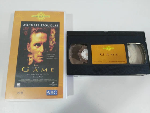 THE GAME VHS Tape Collectors Edition Spanish MICHAEL Douglas Sean Penn ...
