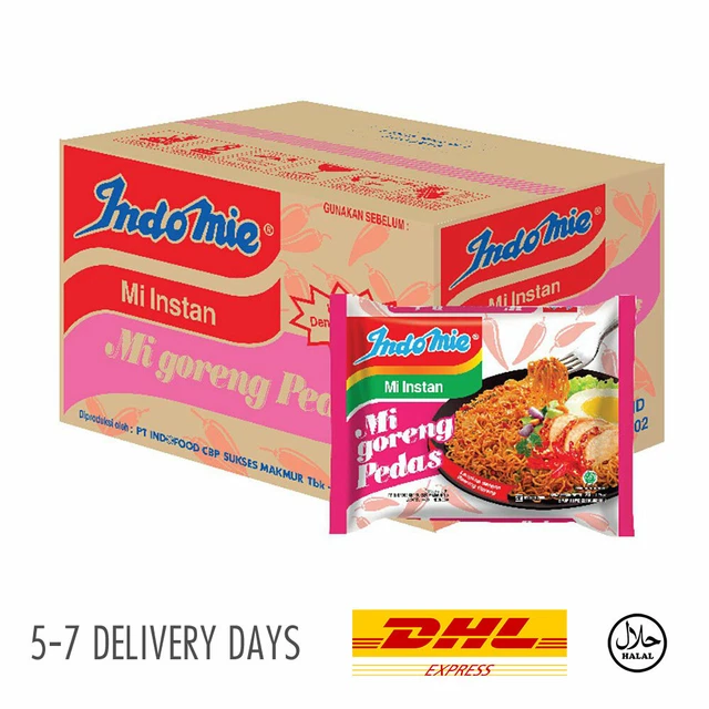 40X [INDOMIE] MIE GORENG PEDAS SPICY HALAL INDONESIAN MIE INSTAN EUR 91 ...