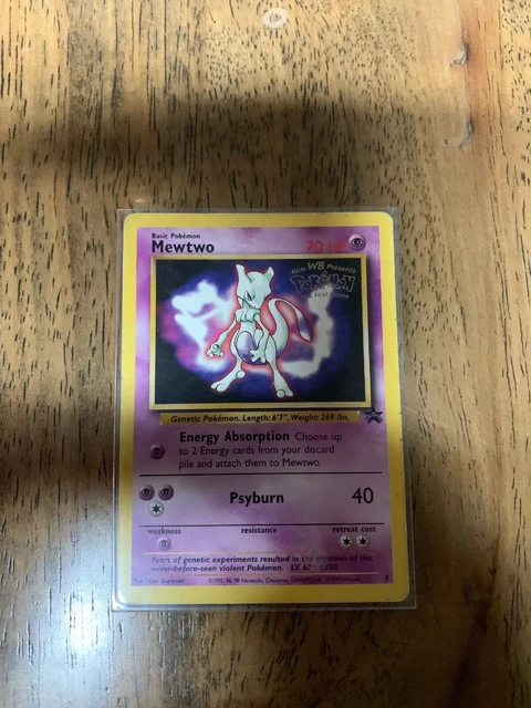 MEWTWO POKEMON PROMO The First Movie Card #3 Enfants Timbre WB Rare EUR ...