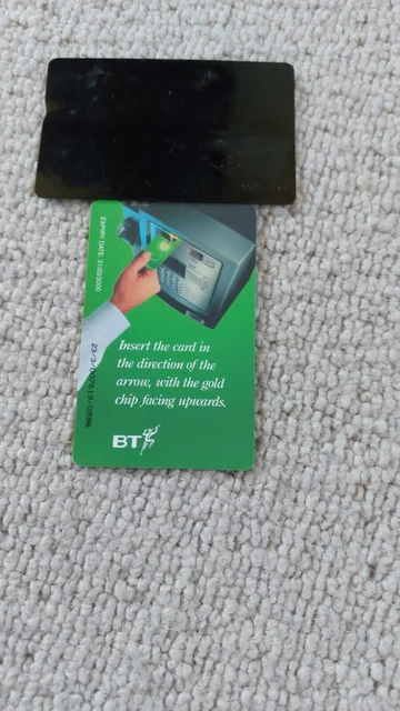 VINTAGE 1990S BT (British Telecom) 40 Unit Green Phone Card Classic ...