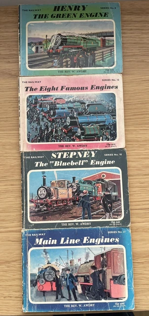 VINTAGE THOMAS THE tank engine books - STEPNEY, HENRY, MAIN LINE, EIGHT ...