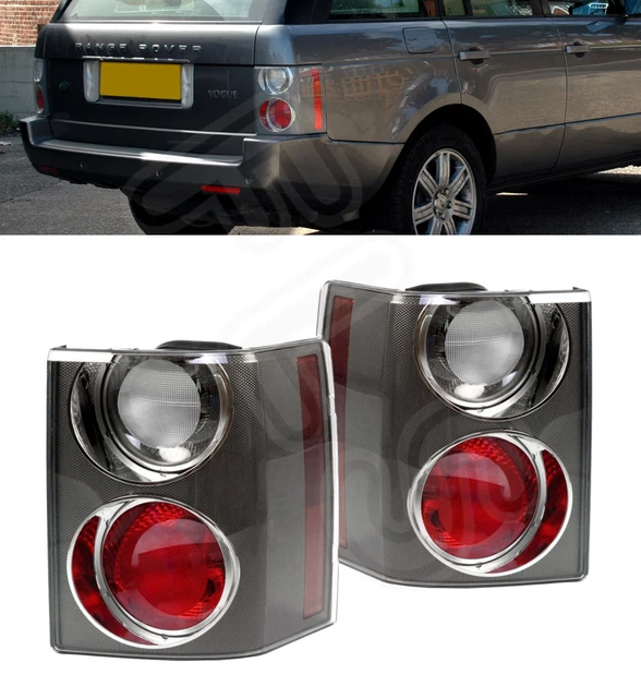 LAND RANGE ROVER Vogue L322 02-09 Rear Tail Lights Cluster Set Carbon ...