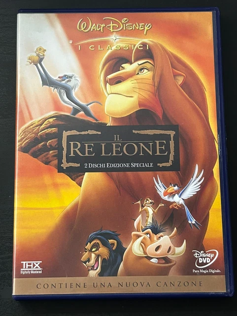 IL RE LEONE (il primo) - 2 DVD ITA DISNEY Edizione speciale in italiano EUR 9,50 - PicClick IT