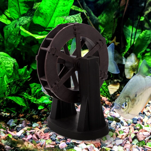 ROUE DE LA Cascade Modèle Simulation Décor Table Ornement D'aquarium ...