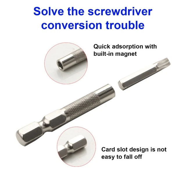 1/4 TO 4MM Precision Bit Adapters 6.35mm to 4mm for Various Tool ...